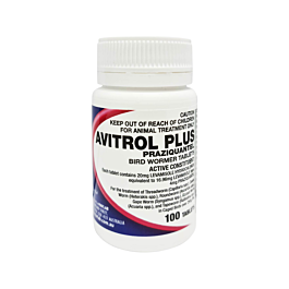 Avitrol Plus Bird Wormer 100 Tablets VetShopAustralia