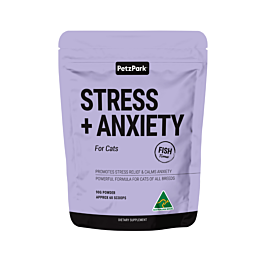 Petz Park Stress + Anxiety Powder Supplement For Cats VetShopAustralia