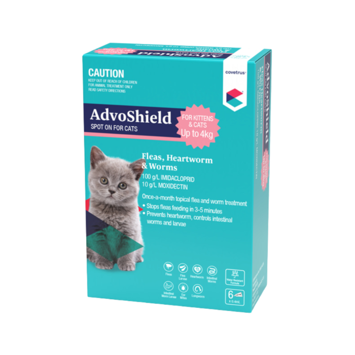 AdvoShield Spot On Kitten/Cats Up to 4kg VetShopAustralia