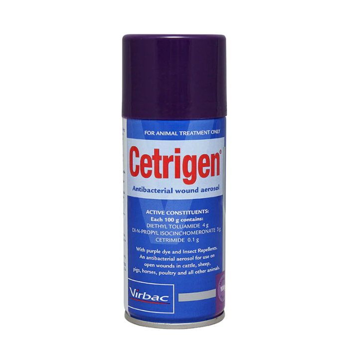 Virbac Cetrigen Antibacterial Aerosol 100g