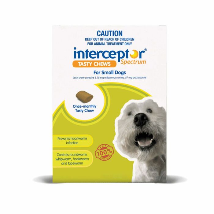 Interceptor Spectrum Dog Small 4-11kg Green VetShopAustralia