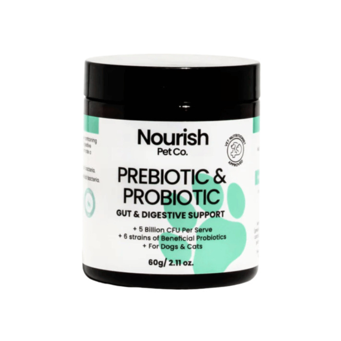 Nourish Pet Co. Gut & Digestive Support Prebiotic + Probiotic Powder ...