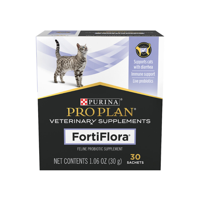 Pro Plan FortiFlora Probiotic Supplement Cat 30x1g Sachet VetShopAustralia