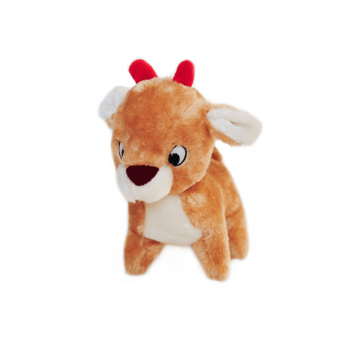 ZippyPaws Christmas Reindeer Dog Toy VetShopAustralia