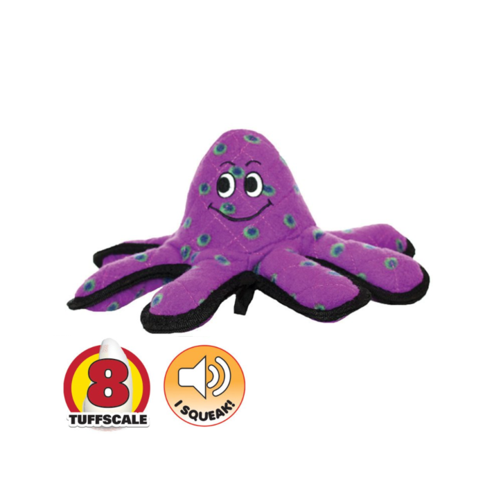 Tuffy Sea Creatures Li'l Oscar Octopus Dog Toy VetShopAustralia
