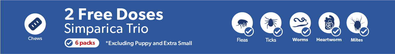 Simparica Trio Flea & Tick Treatment For Dogs | VetShopAustralia