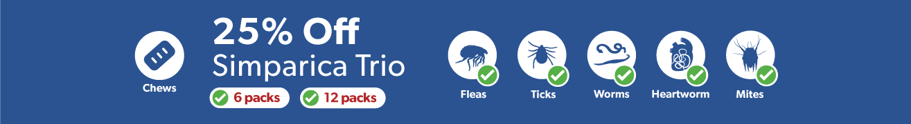 Simparica Trio Flea & Tick Treatment For Dogs | VetShopAustralia